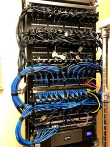 Network Wiring Closet Clean up Organization Services Company