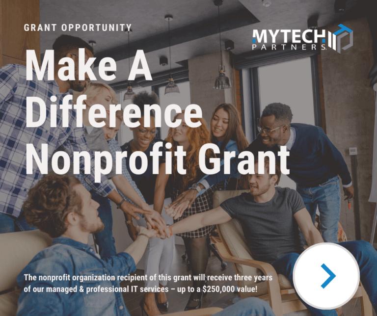 Make a Difference Grant Open for Applications | Mytech Partners